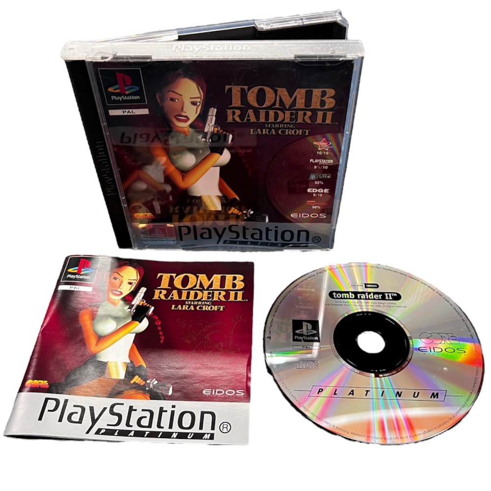 Pre-owned Tomb Raider II 2 Starring Lara Croft Platinum (PS1) Boxed ...